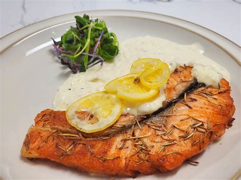 연어스테이크 만들기 ~ 상큼한 레몬청을 이용한 연어스테이크 소스 만드는법 로즈마리로 마리네이트