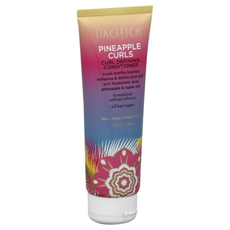Pacifica Pineapple Curls Curl Defining Conditioner 8 Fl Oz 236 Ml