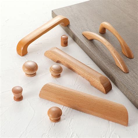 Wood Solid Wooden Cabinet Knob Kitchen Cabinet Fur Grandado