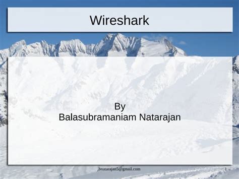 Wireshark Ppt Pdf