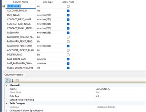 Ssms Sql Server And Schema Table Definitions Tips And Tricks Aspnet