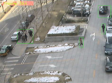 The Background Subtraction Detection Results All The Above Experimental