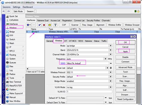 Mengganti Ssid Pada Interface Wifi Di Mikrotik Cara Seting Ont