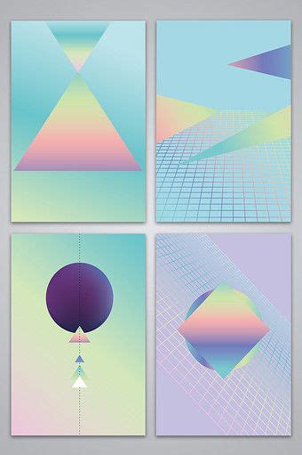 Simple Geometric Gradient Background