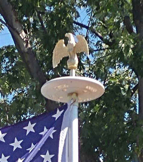 Gold Eagle Flagpole Pole Topper Product Details