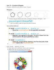 Custom Shapes Polygons Generative Arts And Fractals For Course Hero