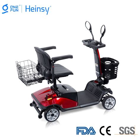 Yl 07t Supermarket Mobility Scooter Small Folded Size Customized