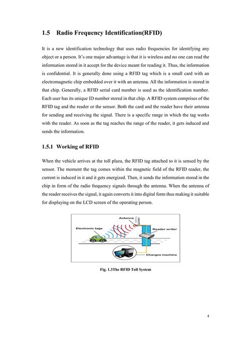 project report rfid based automated toll collection system using arduino amity university