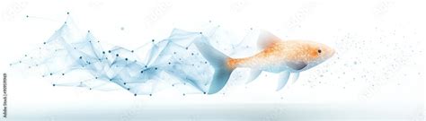 Flat Design Representation Of An Ai Algorithm Optimizing The Migration