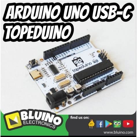Jual Topeduino Usb C Arduino Uno R Atmega Dip Ch Usb Type C Shopee Indonesia