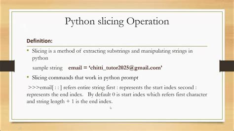 Simple Slicing Operations In Python Strings Youtube