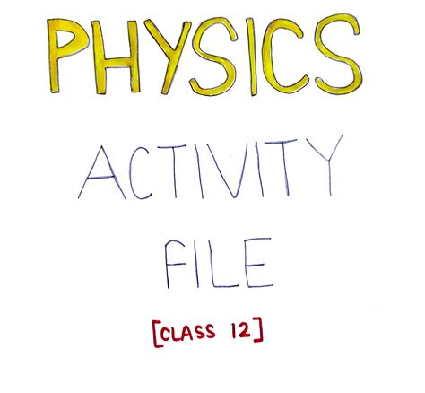 Physics Activity File Class PDF