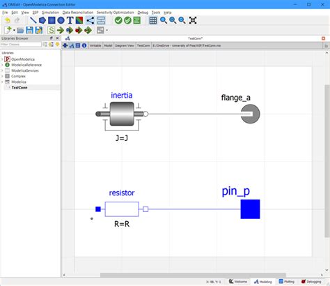 Connection To Flange Visually Faulty · Issue 11366 · Openmodelica