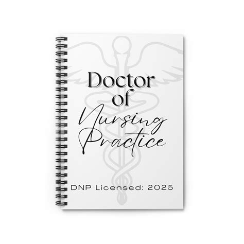 Dnp Doctor Of Nursing Practice Journal Dnp 2025 Spiral Bound Blank