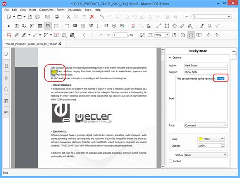 Comment Mark Up PDF Files Master PDF Editor