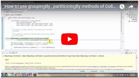 JAVA EE How To Use GroupingBy PartitioningBy Methods Of Collectors Java Streams Streams