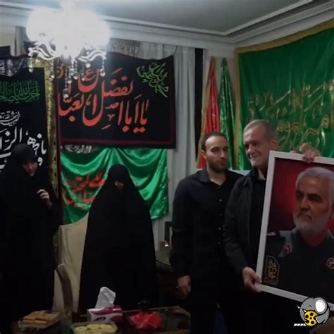 فیلم دیدار مهم پزشکیان با خانواده شهید سلیمانی و دختر شهید سلیمانی فیلو