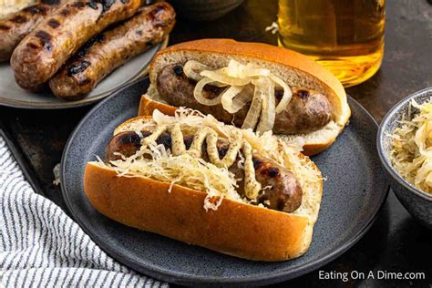 Beer Brats Eating On A Dime