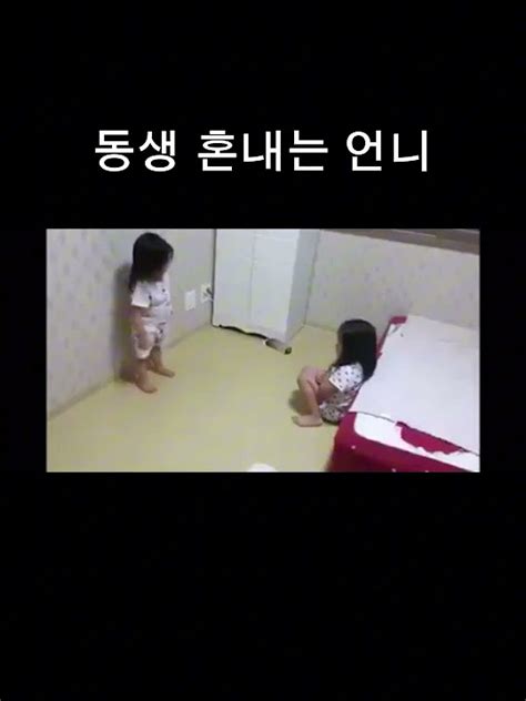 동생 혼내는 언니 짤 다시봐도 너무 웃김 Youtube