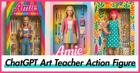 Chatgpt Art Teacher Action Figure Prompts Blister Pack