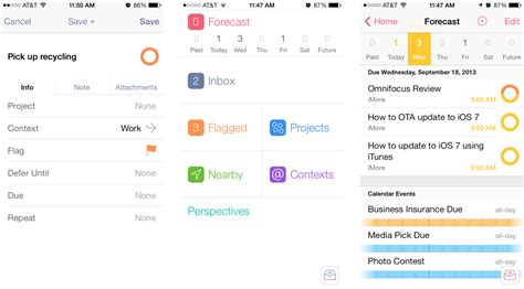 omnifocus 2 for iphone review completely redesigned for ios 7 easier
