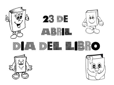 Dibujos Del Día Del Libro Para Colorear E Imprimir Gratis