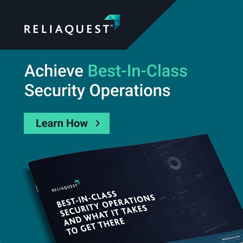 Reliaquest On Linkedin Best In Class Security Operations Ebook Reliaquest