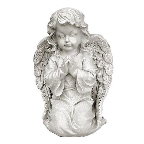 Садова фігура ДімФігурок Ангел що молиться Білий 1254 • Краща ціна в