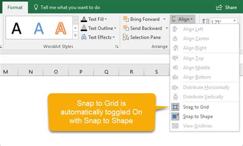 Resize And Align Dashboard Elements With Snap To Shape Excel Campus