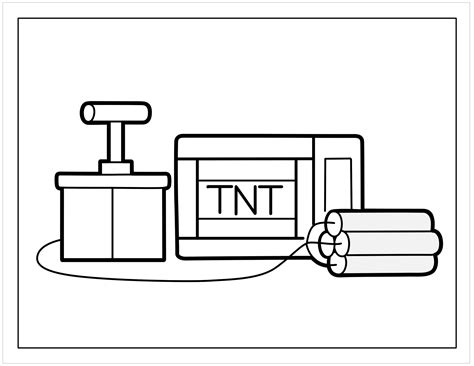 Tnt Coloring Page