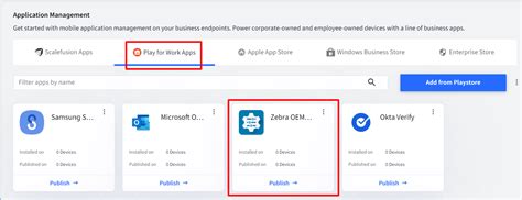 remote control on zebra devices via oem configurations