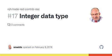 Integer Data Type Issue Njh Node Red Contrib Osc Github
