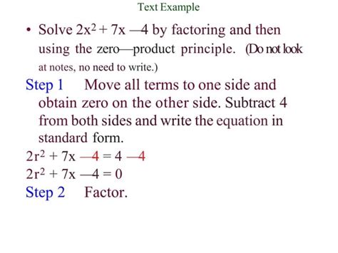 Quadratic Equation Power Point Presentation Pptx