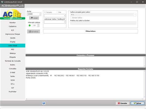 Bug Botão De Ativardesativar Não é Clicável Na Sessão Leitor Serial E Outros Problemas