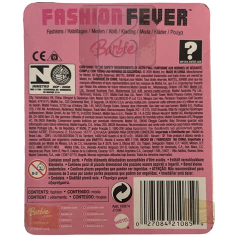 Barbie Fashion Fever Outfit J Barbiepedia