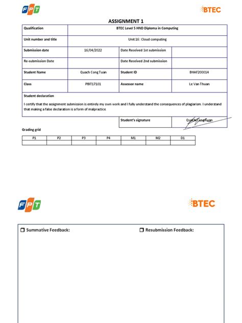 cloud computing assignment 1 greenwich fpt pdf cloud computing