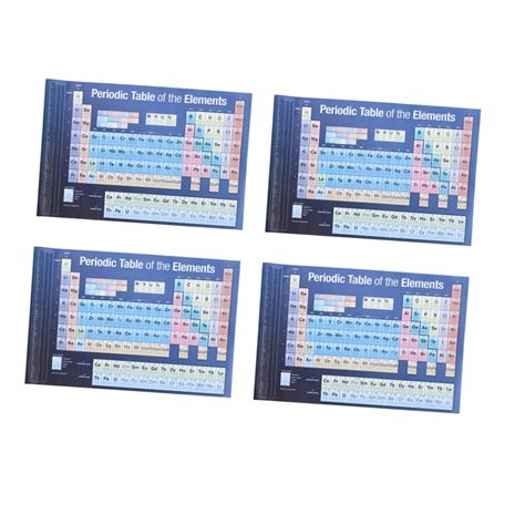 Buy Betooky 4pcs Star Student Star Periodic Table Classroom Periodic