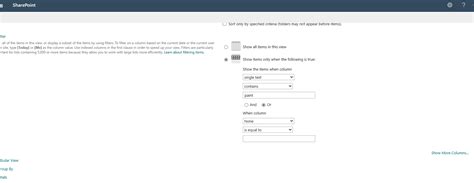 Microsoft Lists Is There A Way To Filter By Column Contains Certain