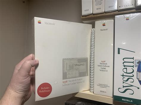 My Mostly Sealed Macintosh System Software Collection For Your