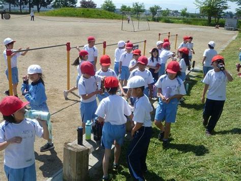新しい競技にチャレンジしています大運動会に向けて飯豊町立第一小学校