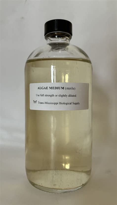 Algae Medium Trans Mississippi Biological Supply Isanti Mn