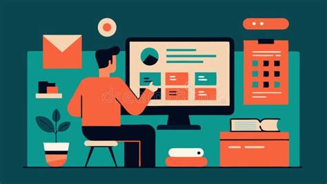 Print Layout Design An Editor Working On A Desktop Adjusting Layouts