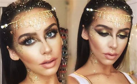 Golden Goddess Halloween Makeup Tutorial Goddess Makeup Greek