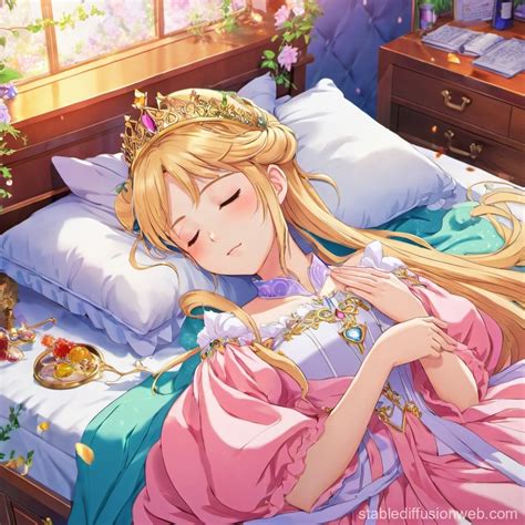 Sick Princess Slumber Stable Diffusion Online