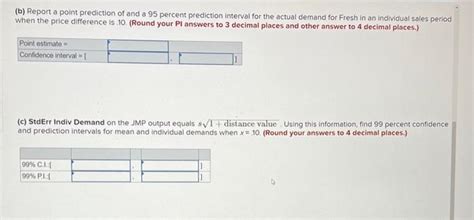 Solved The Following Partial Jmp Regression Output For The