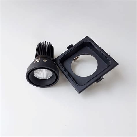 모던 1구 멀티 사각 다운라이트 상가 백화점 갤러리 매입등 조명