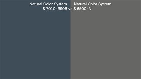 Natural Color System S 7010 R90b Vs S 6500 N Side By Side Comparison