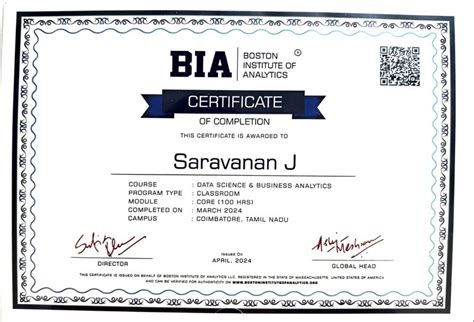 Saravanan J On Linkedin Dataanalytics Bostoninstituteoftechnology Continuouslearning