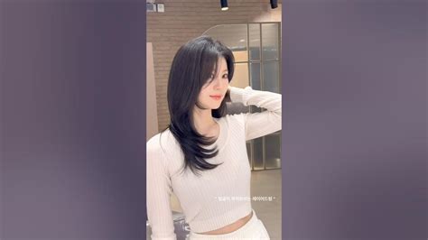 얼굴이 작아보이는 레이어드펌 ” 압구정 고바이씬 지용 부원장 커트 레이어드컷 여자머리 Youtube