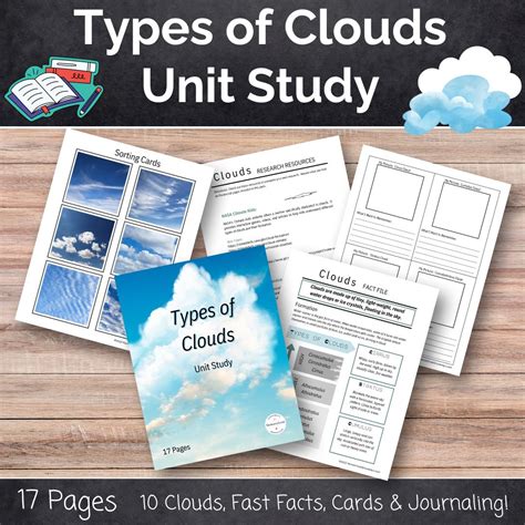 Types Of Clouds Unit Study Homebabe Giveaways